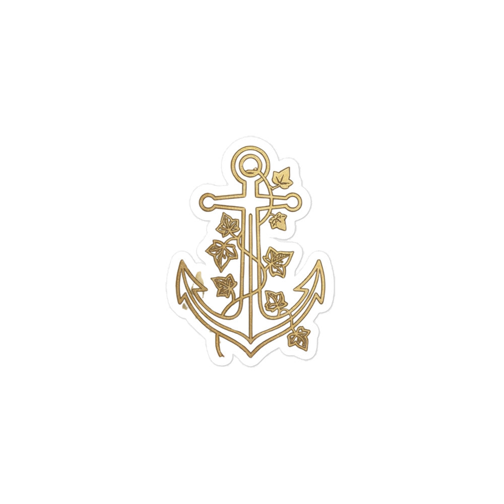 Anchor & Ivy Sticker — Symbol of Loyalty, Strength & Connection | Wate ...