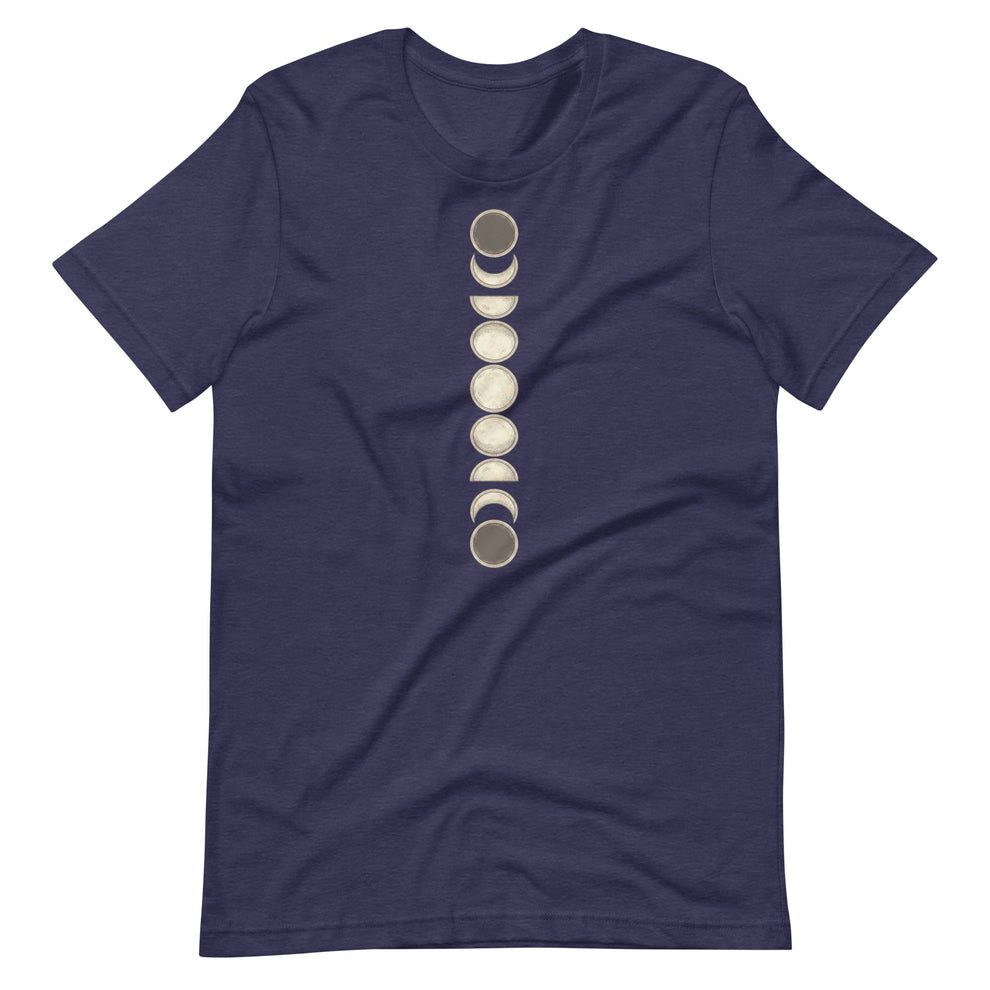 Moon Phases T-Shirt | Cycles, Renewal & Balance – Symbols & Sayings